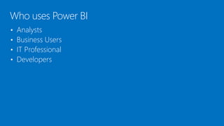Power BI Desktop Overview | PPTX