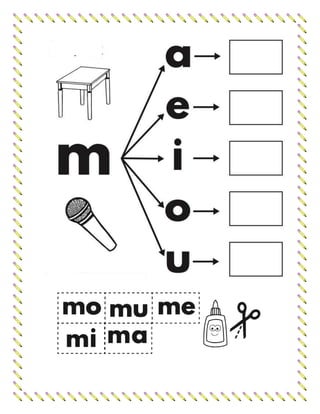 Ma,me,mi,mo,mu worksheet