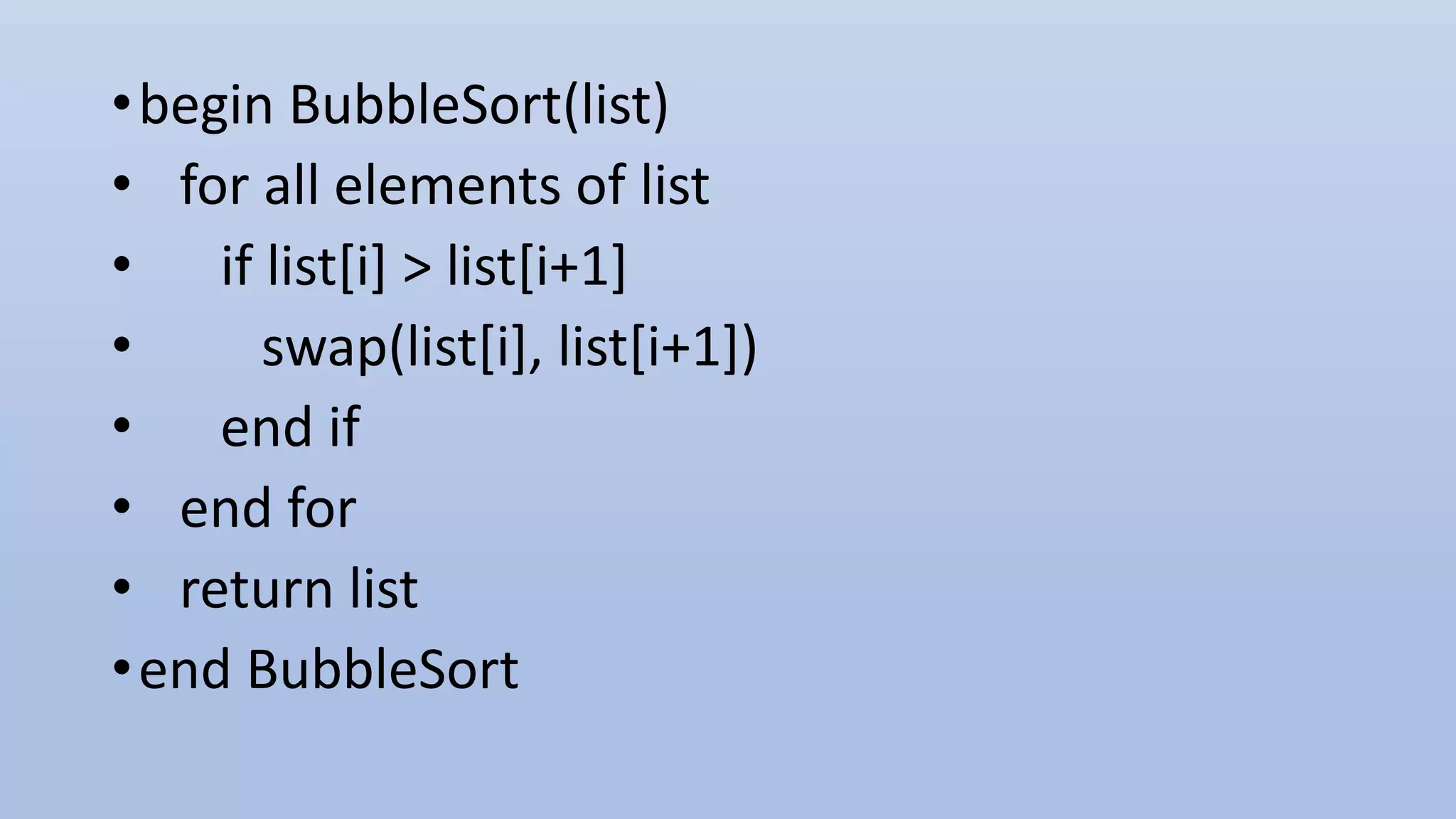 1.4 Sorting.pptx | Programming Languages | Computing