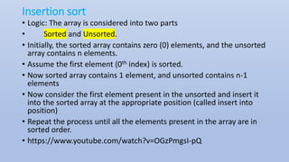 1.4 Sorting.pptx | Programming Languages | Computing