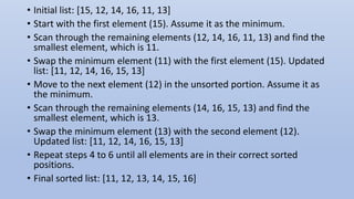 1.4 Sorting.pptx | Programming Languages | Computing