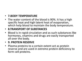 1. BLOOD Part 1.pptx | Blood Disorders | Diseases and Conditions