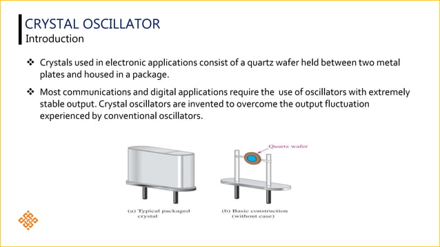 crystal oscillator.pptx | Chemistry | Science