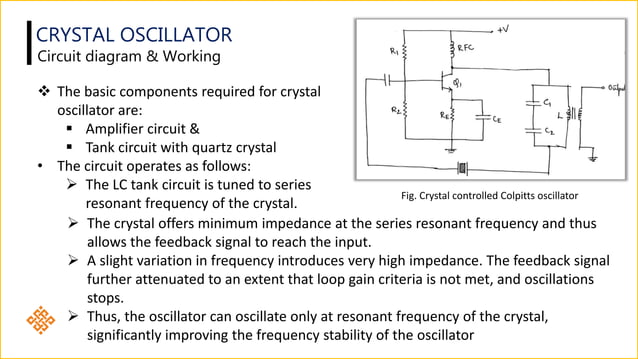 crystal oscillator.pptx | Chemistry | Science