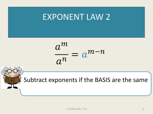 1. GR 9 EXPONENTS revision.pptx | Physics | Science