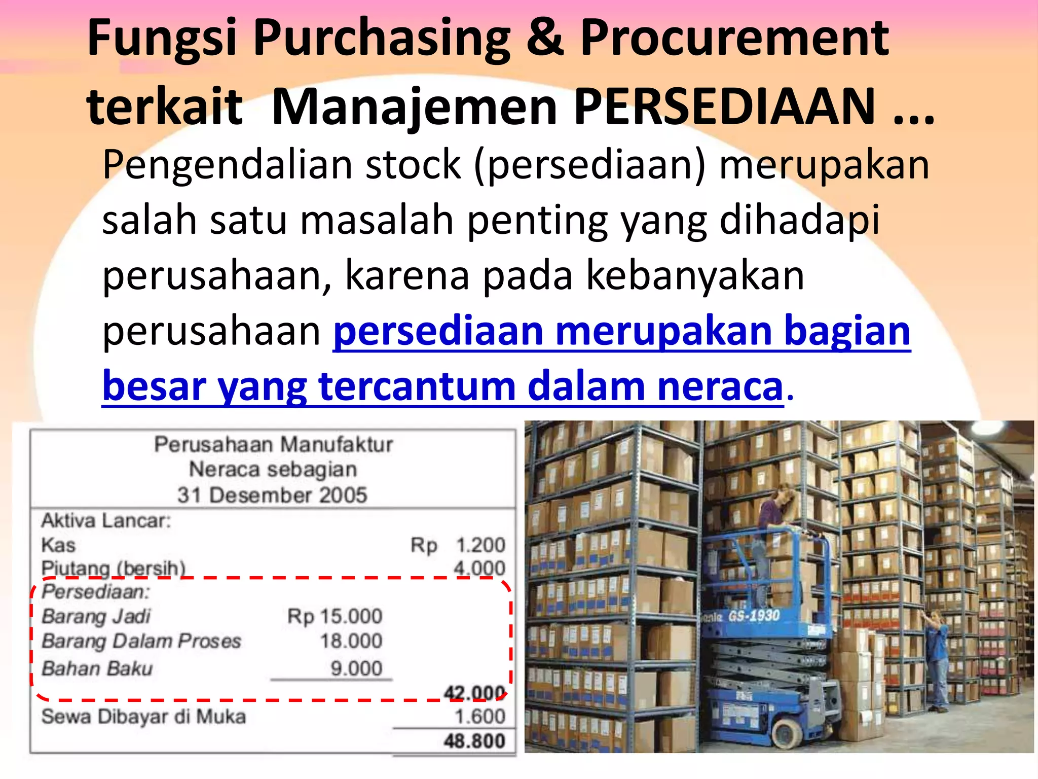 Aspek Strategis Manajemen Pembelian & Pengadaan _ Training PROCUREMENT ...