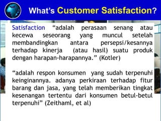 Aspek Efisiensi, Customer satisfaction, Organizational risk & Image ...