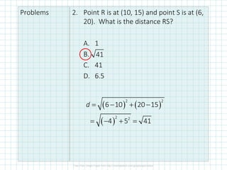 1.3 Distance and Midpoint Formulas | PPT