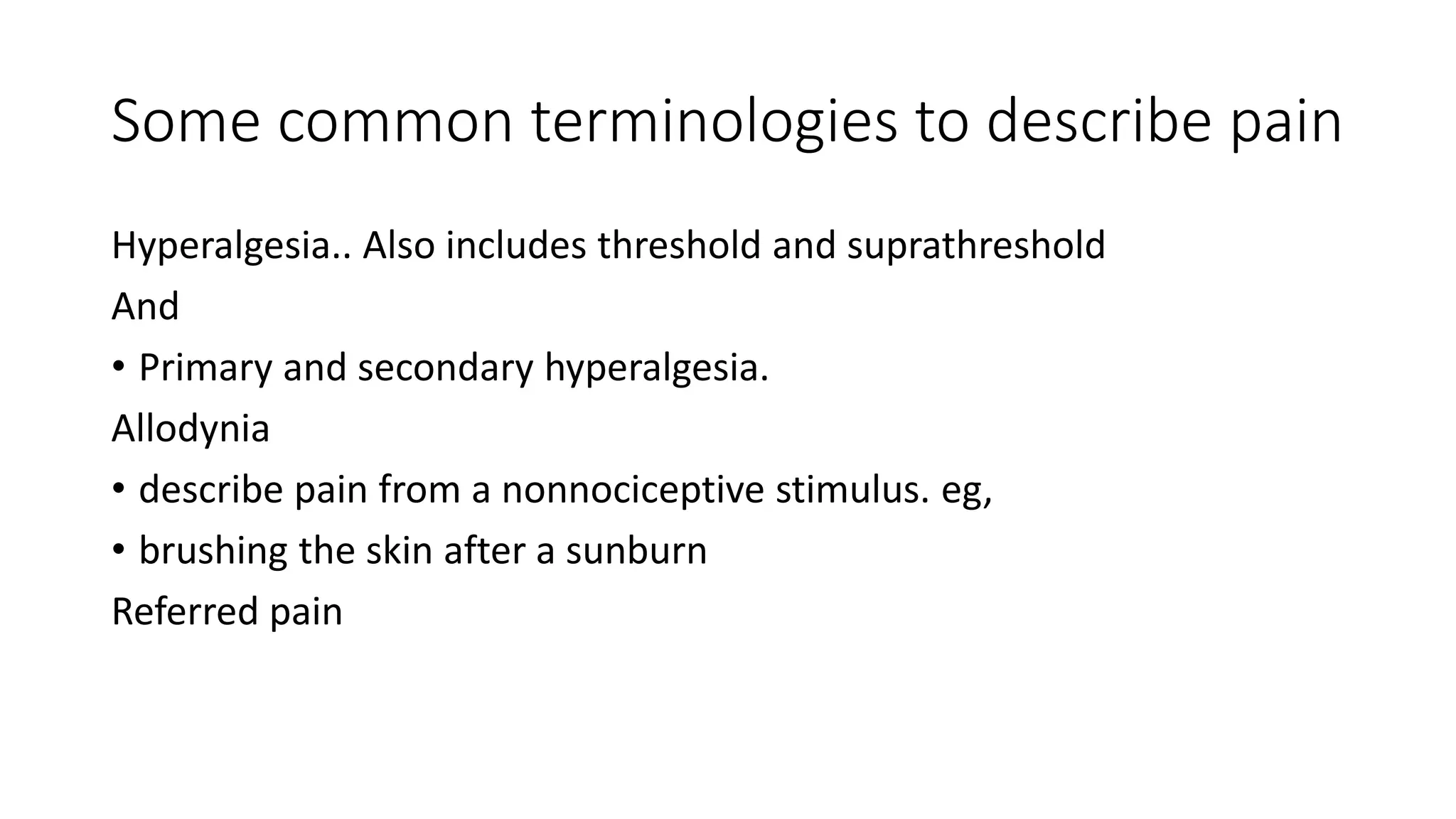 1. Understanding the pain basics.pptx | Physical Therapy | Wellness