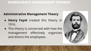 Evolution of Management Theories | PPTX