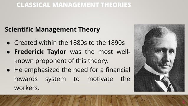 Evolution of Management Theories | PPTX