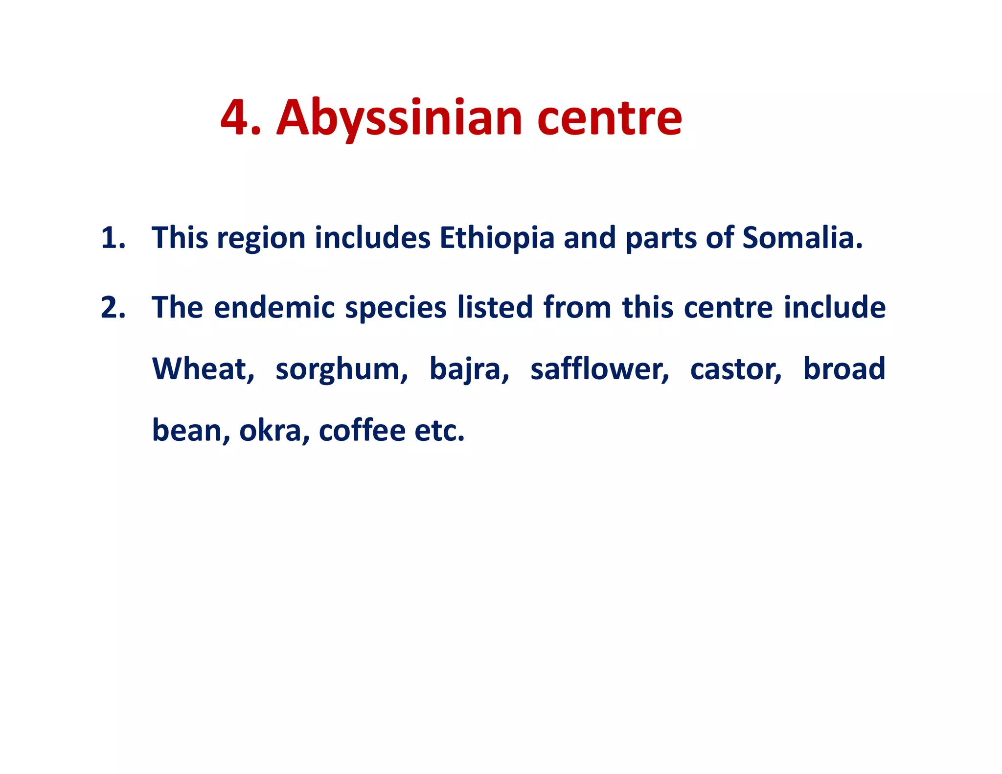 1. Concept of Centres of Origin, their importance with reference to ...
