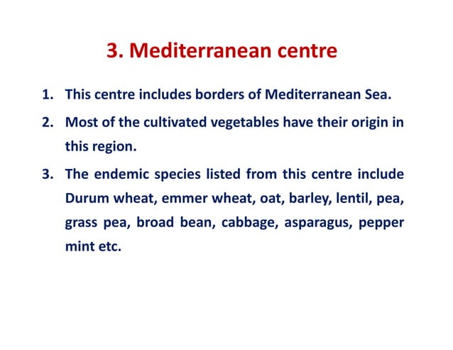 1. Concept of Centres of Origin, their importance with reference to ...