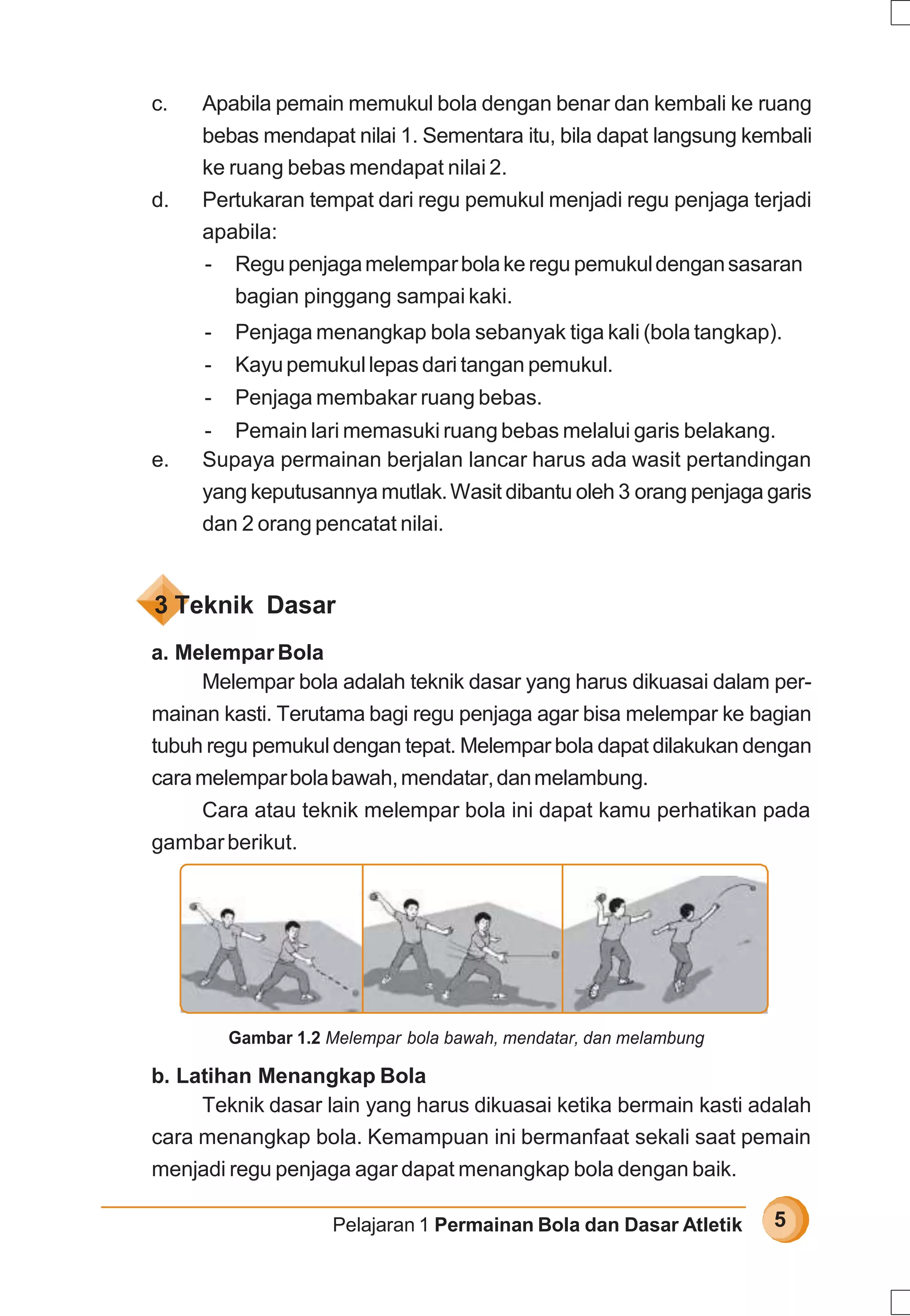 1. Materi PJOK Kelas 4 Pelajaran 1 Permainan Bola dan Dasar Atletik.docx
