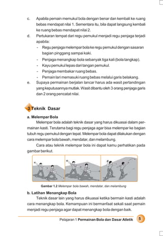 1. Materi PJOK Kelas 4 Pelajaran 1 Permainan Bola dan Dasar Atletik.docx