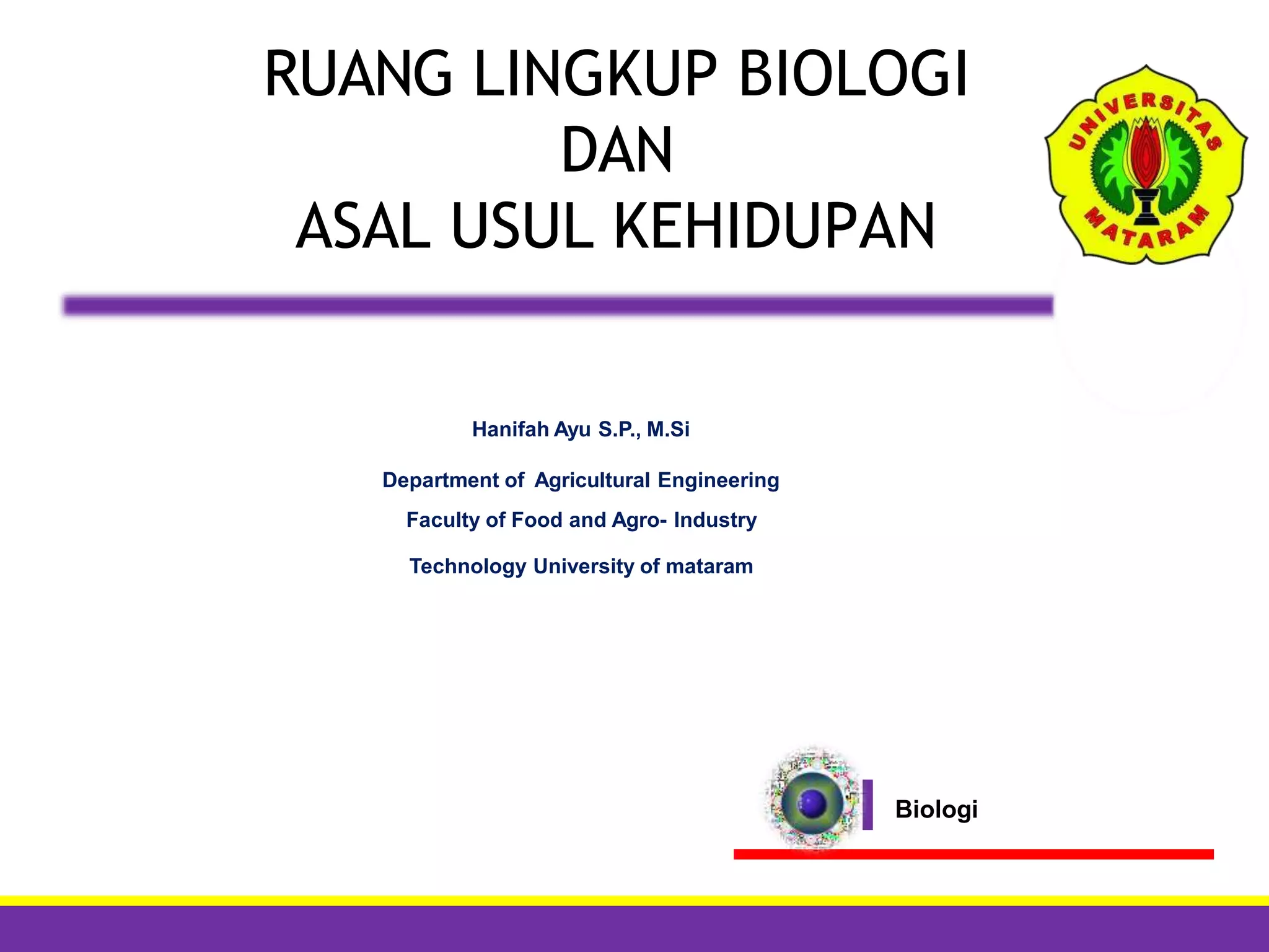 1. Ruang lingkup biologi dan asal usul kehidupan.pptx