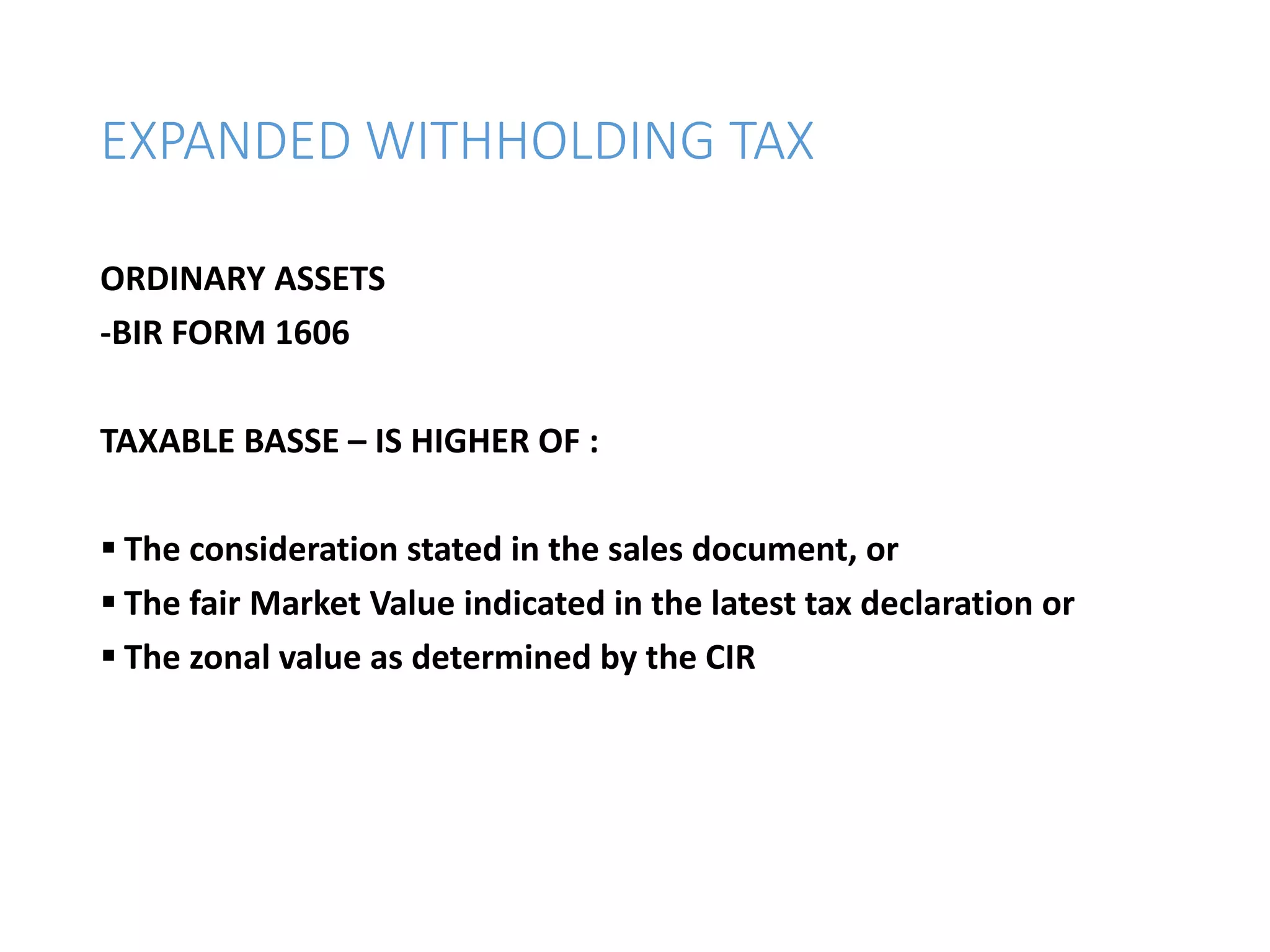 1.4 Real-Estate-Taxation with Problems and Answers - REB.pptx