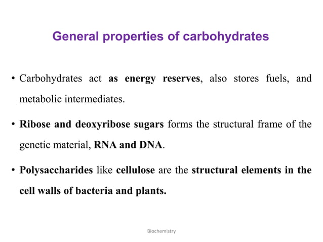 Introduction of carbohydrate.pptx | Chemistry | Science