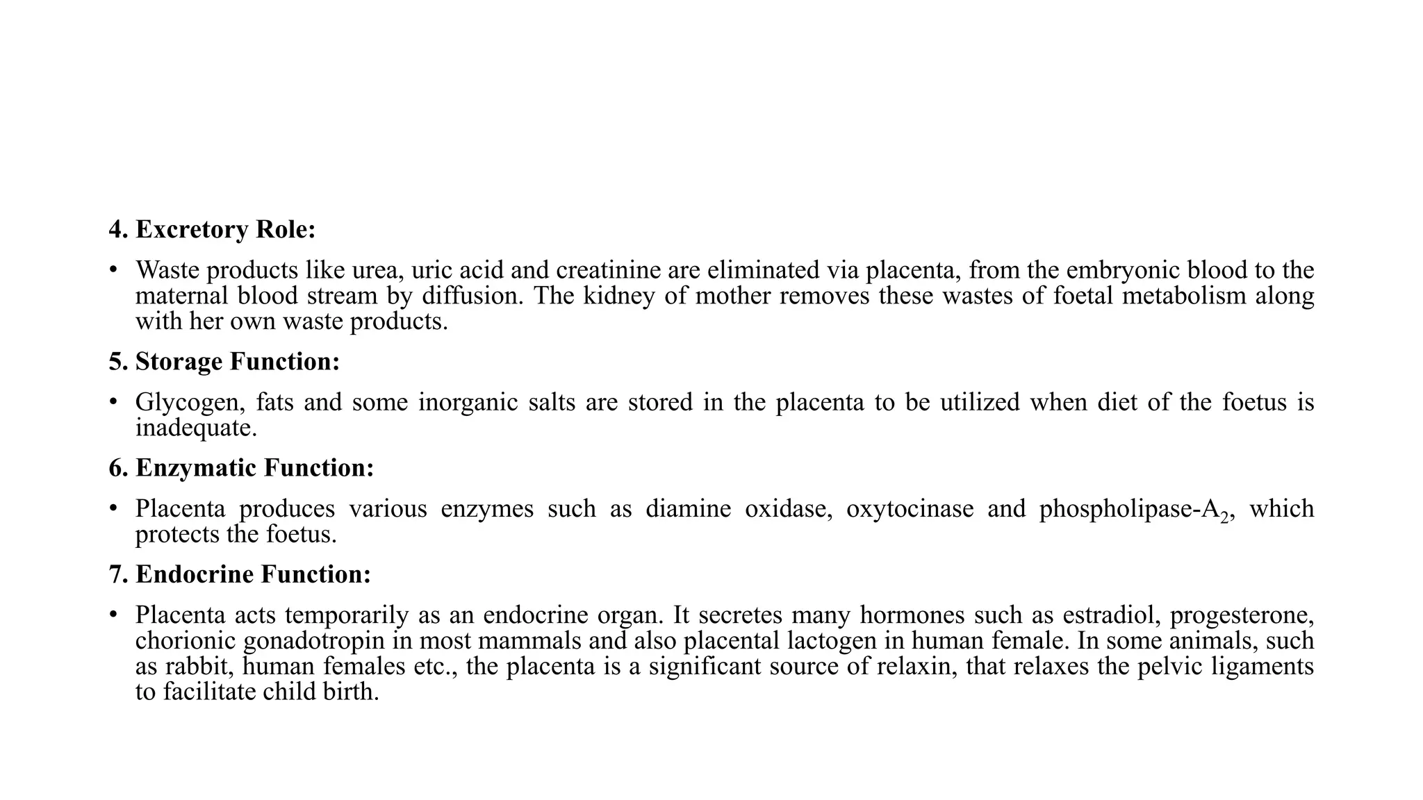 1.c. FUNCTIONS of Placenta.pptx | Pregnancy | Reproductive Health