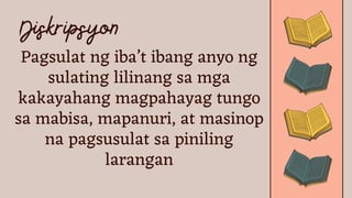 1. FPL_KAHALAGAHAN NG PAGSULAT AT ANG AKADEMIKONG PAGSULAT.pptx
