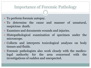 1. Introduction to Forensic medicine and its branches.pptx