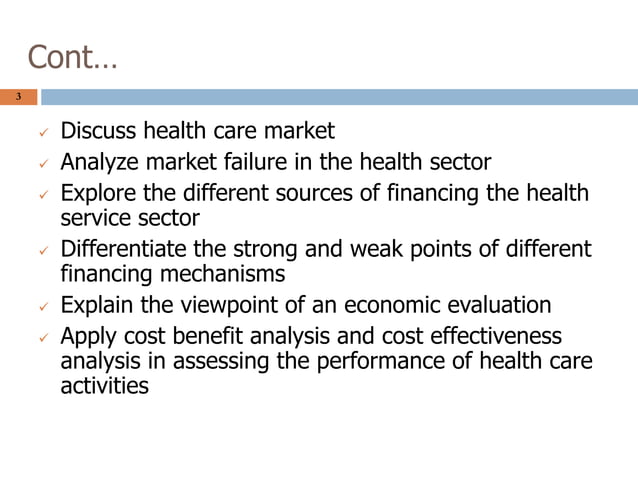 1. Introduction to Health Economics.ppt | Healthcare Industry | Industries