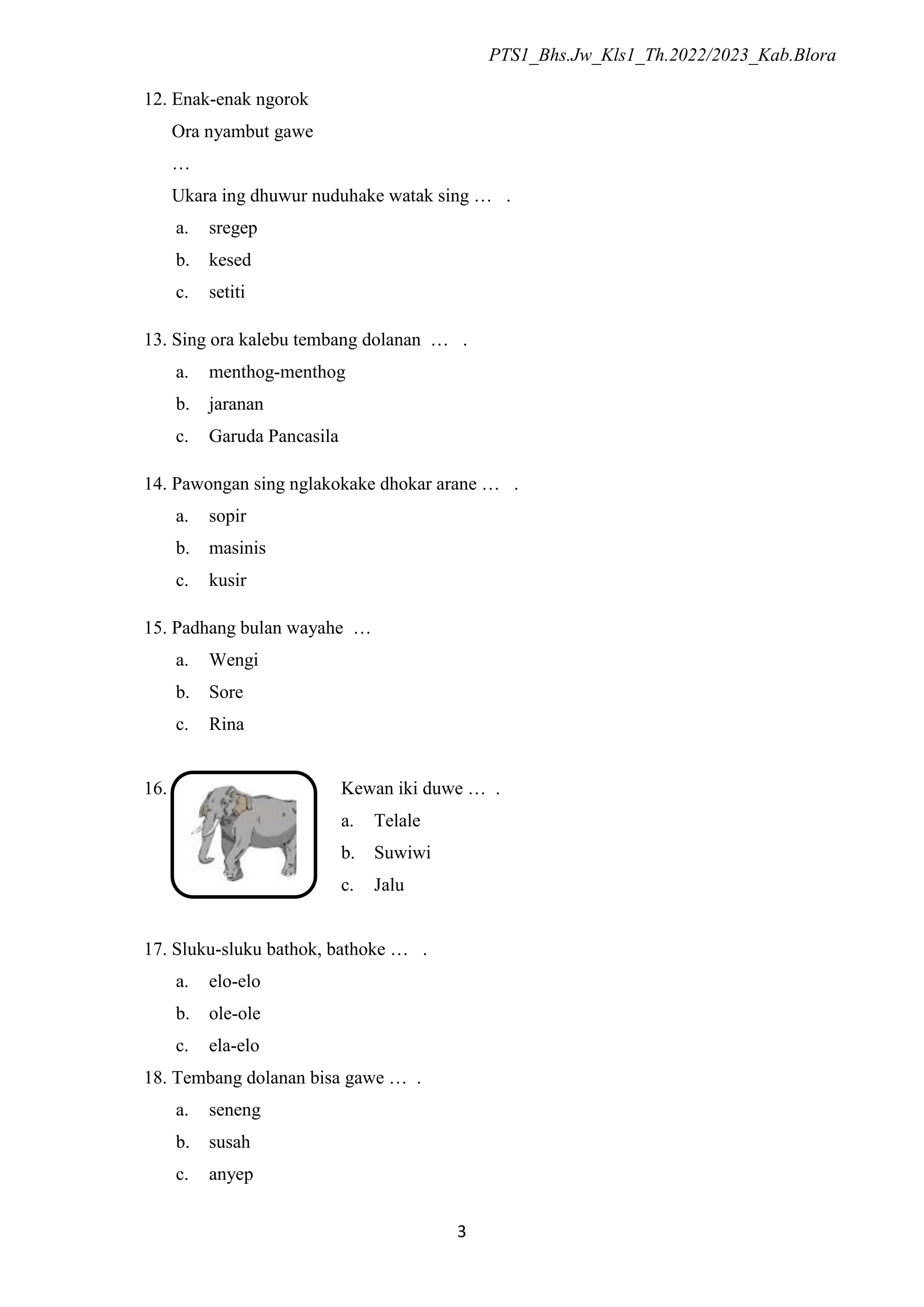 1. Naskah Soal Bahasa Jawa Kelas 1.docx