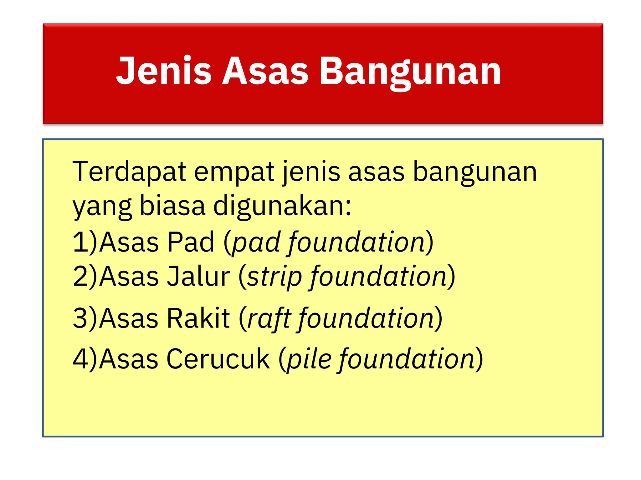 KENALI ASAS BANGUNAN | PDF