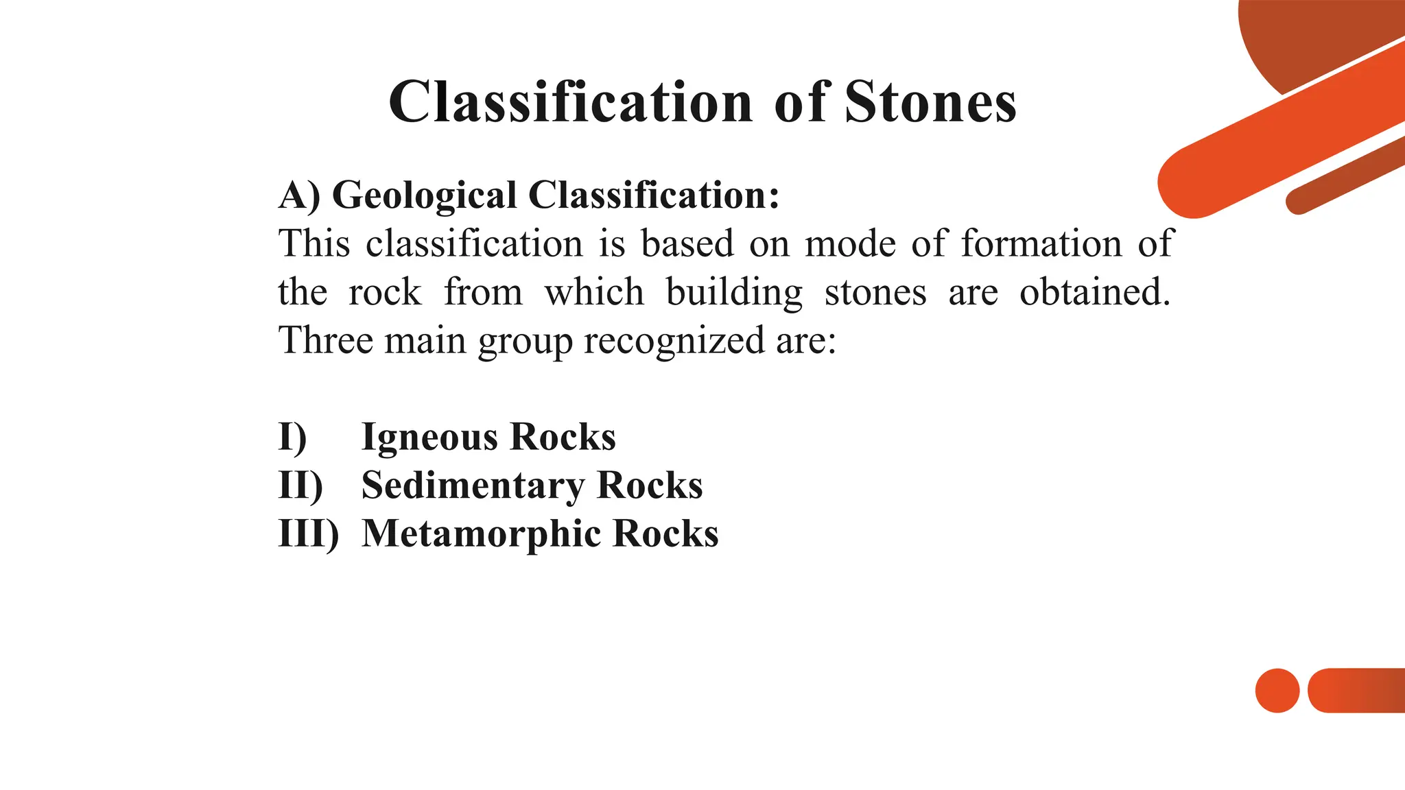 1. UNIT _ I Building Materials Stones.pptx | Geology | Science