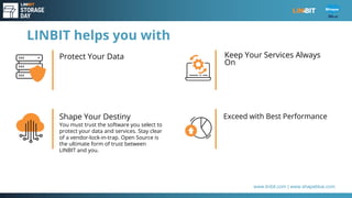 Updates to Apache CloudStack and LINBIT SDS | PPT