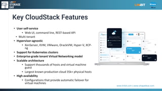 Updates to Apache CloudStack and LINBIT SDS | PPT