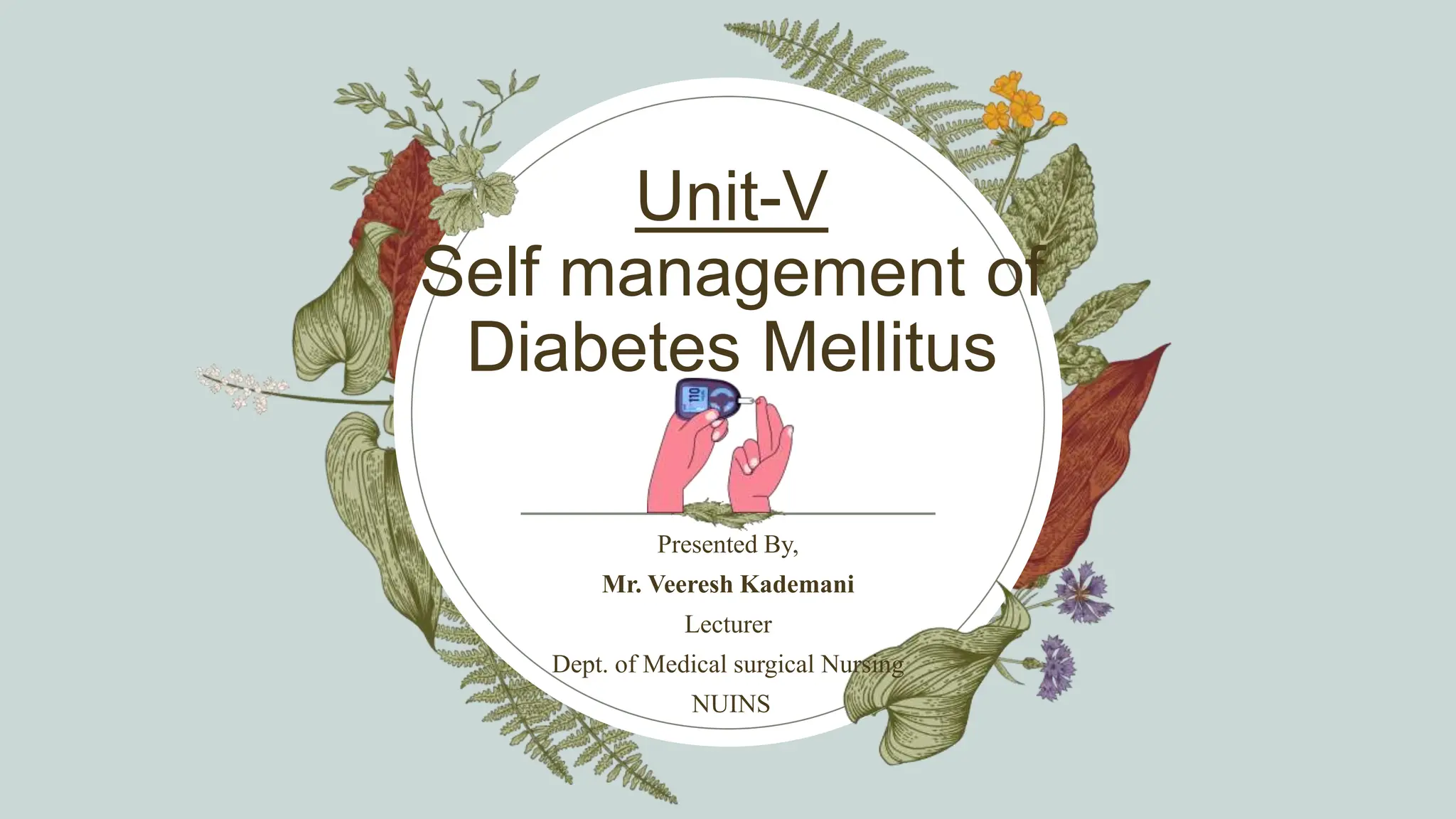 1. Self-management of diabetes mellitus - Copy.pptx