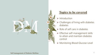 1. Self-management of diabetes mellitus - Copy.pptx