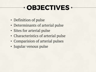 Cardiology 2.1. Pulse - by Dr. Farjad Ikram.pptx