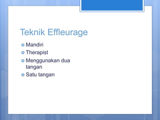Gerakan Effleurage Massage Olahraga.ppt
