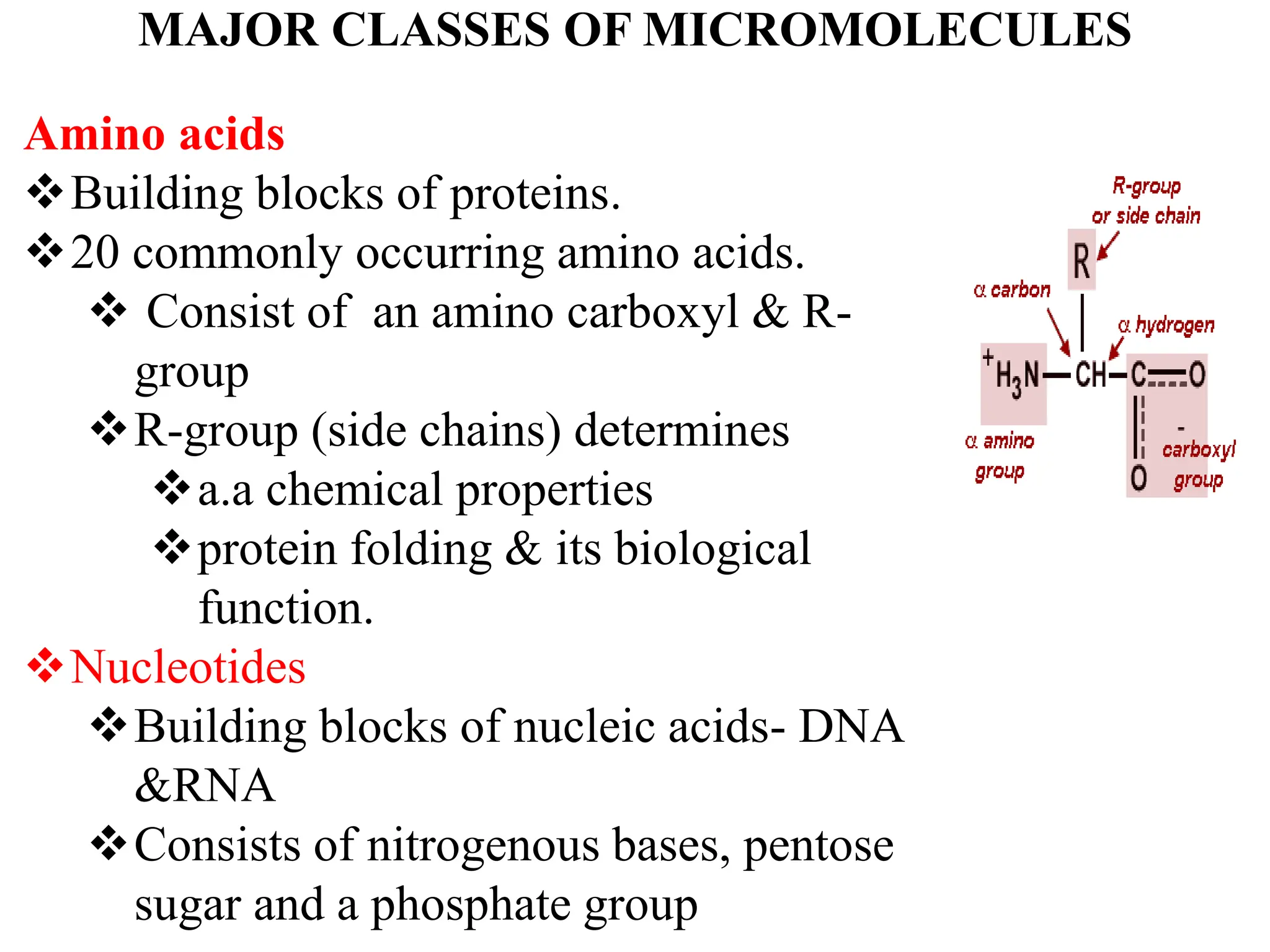 1. Introduction to structure of biomolecules lecture Lecture 2-1.pptx
