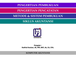1. Pembukuan dan Pencatatan 290817.ppt