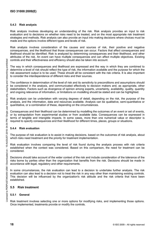 1. Malaysian Standard MS ISO 31000 2010. Risk management.pdf | Business ...