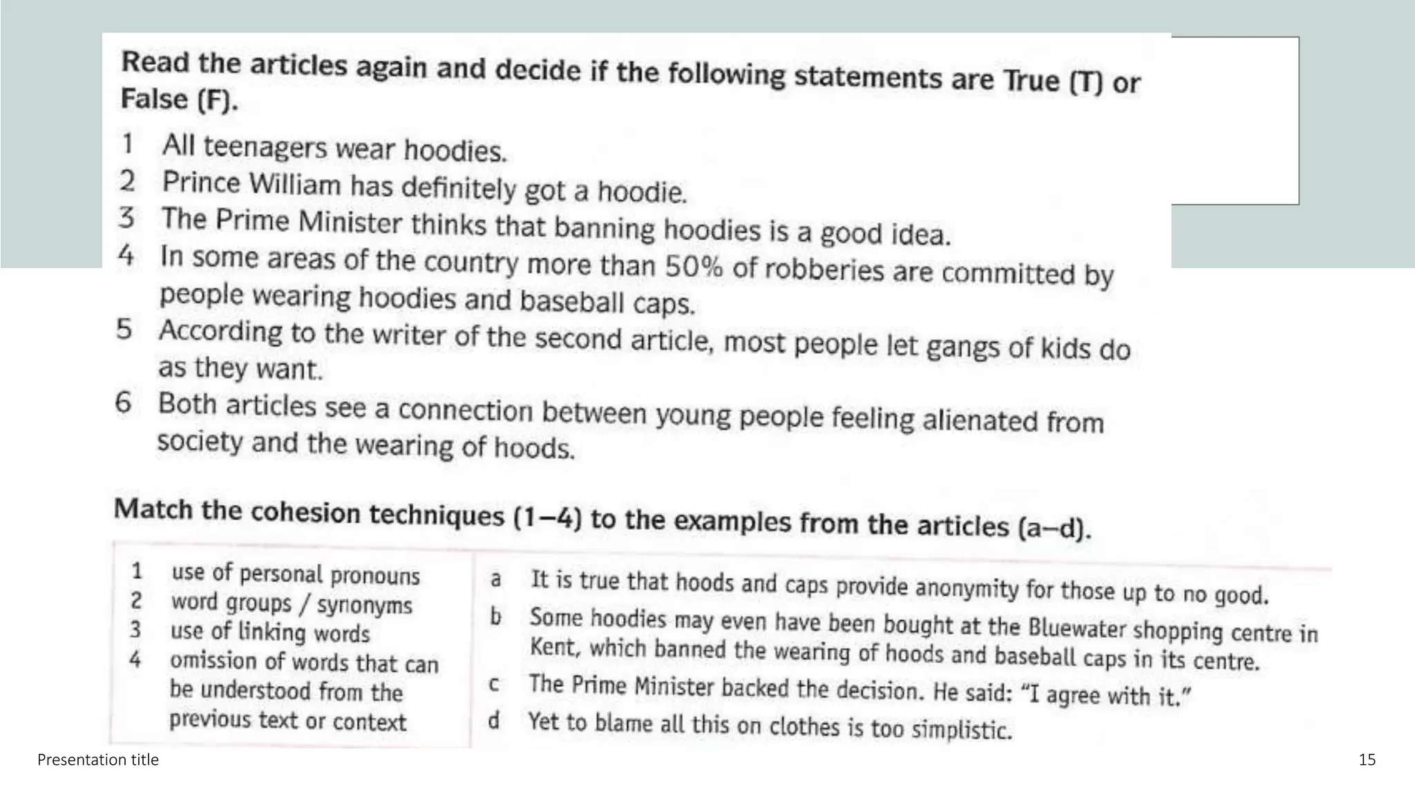 1. ENGLISH IN JOURNALISM - WRITING HEADLINES AND ANALYZING NEWSPAPER ...