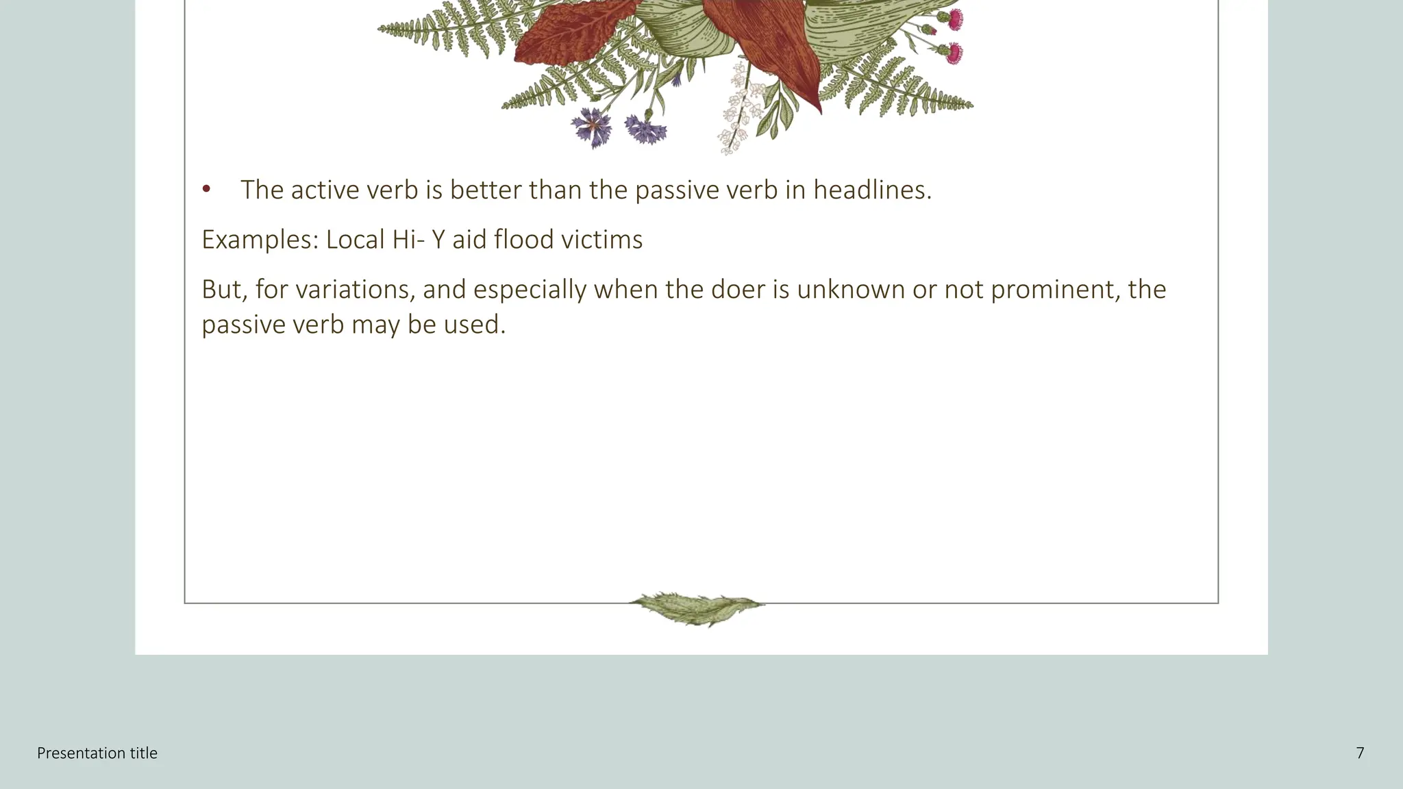 1. ENGLISH IN JOURNALISM - WRITING HEADLINES AND ANALYZING NEWSPAPER ...