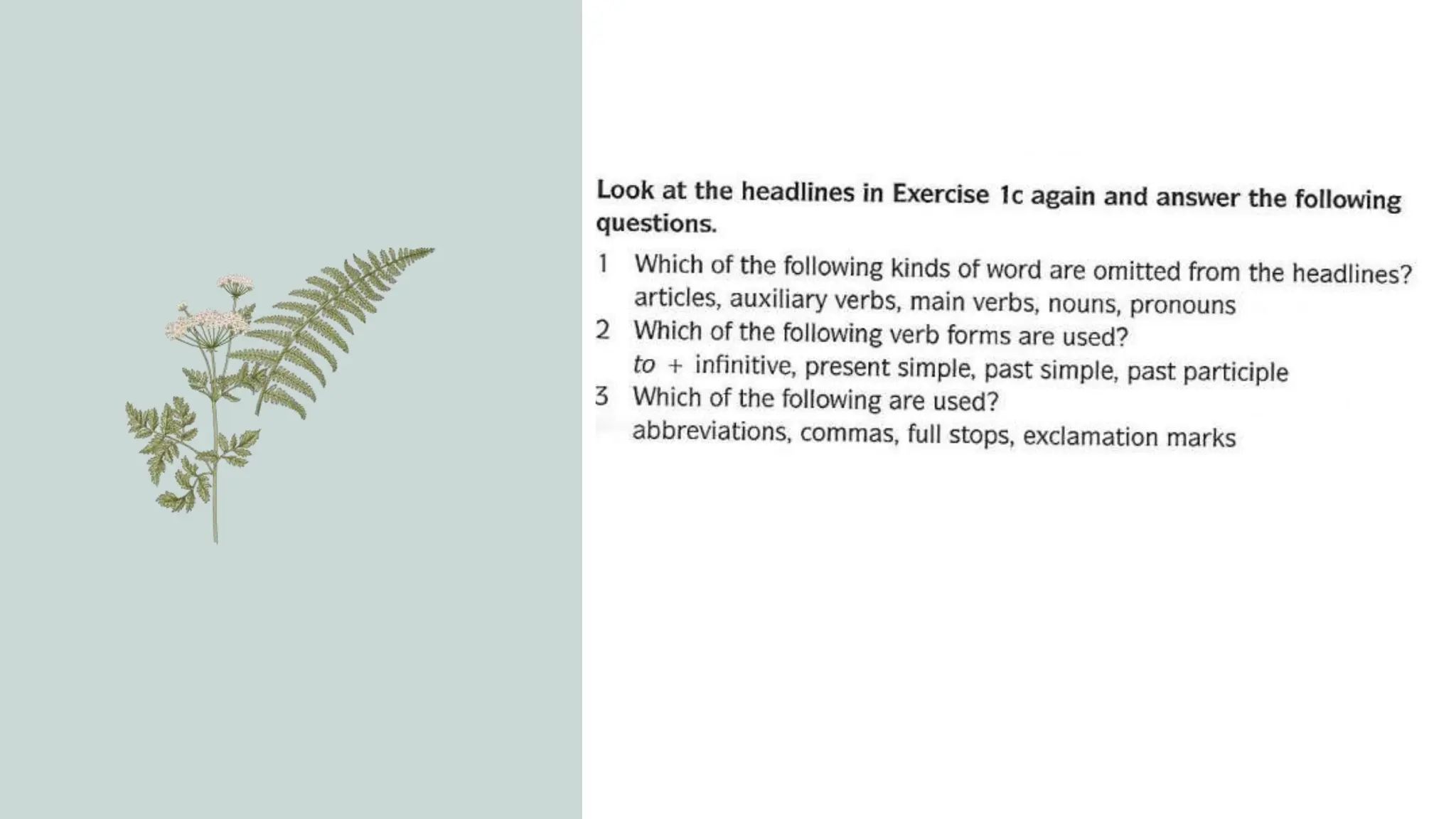 1. ENGLISH IN JOURNALISM - WRITING HEADLINES AND ANALYZING NEWSPAPER ...