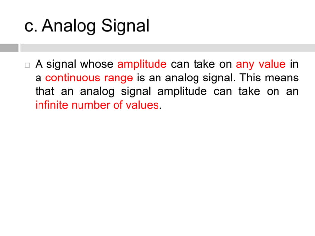 1. Classification and Characteristics of signals.ppt | Physics | Science