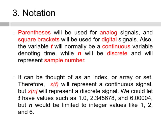 1. Classification and Characteristics of signals.ppt | Physics | Science