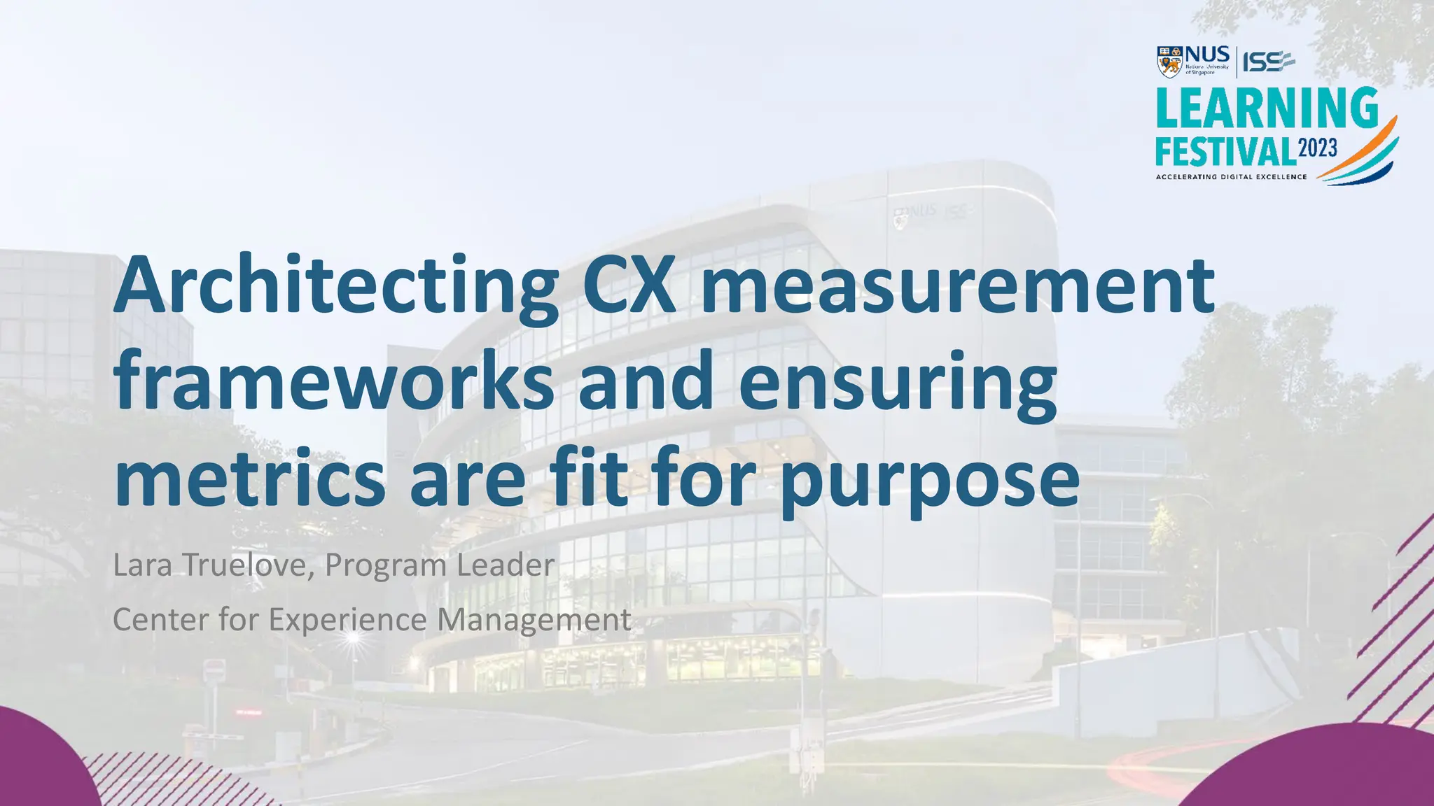 Architecting CX Measurement Frameworks and Ensuring CX Metrics are fit ...