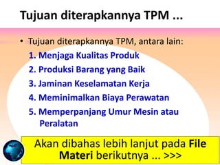 Konsep Dasar TPM (Total Productive Maintenance) _Training "TOTAL ...