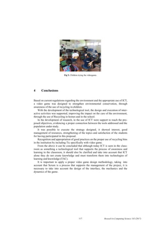 Ecologies of Learning, in the Development of a Video Game for the ...