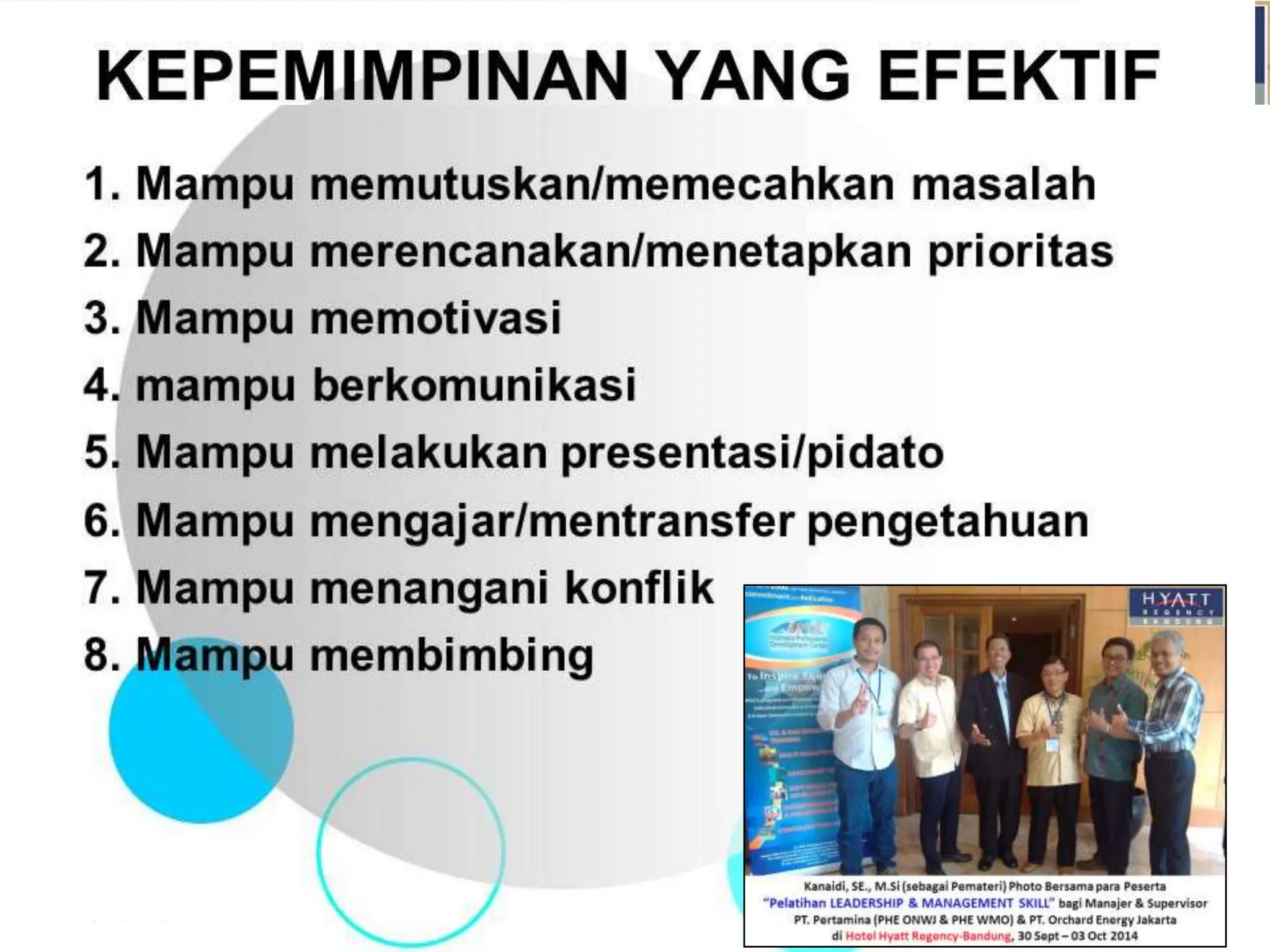 Fundamental of Leadership & Peran Leadership _Training "Effective ...
