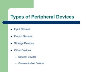 Peripheral Devies.ppt