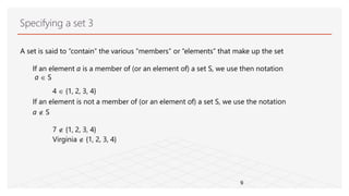 Set theory- Introduction, symbols with its meaning | PPTX