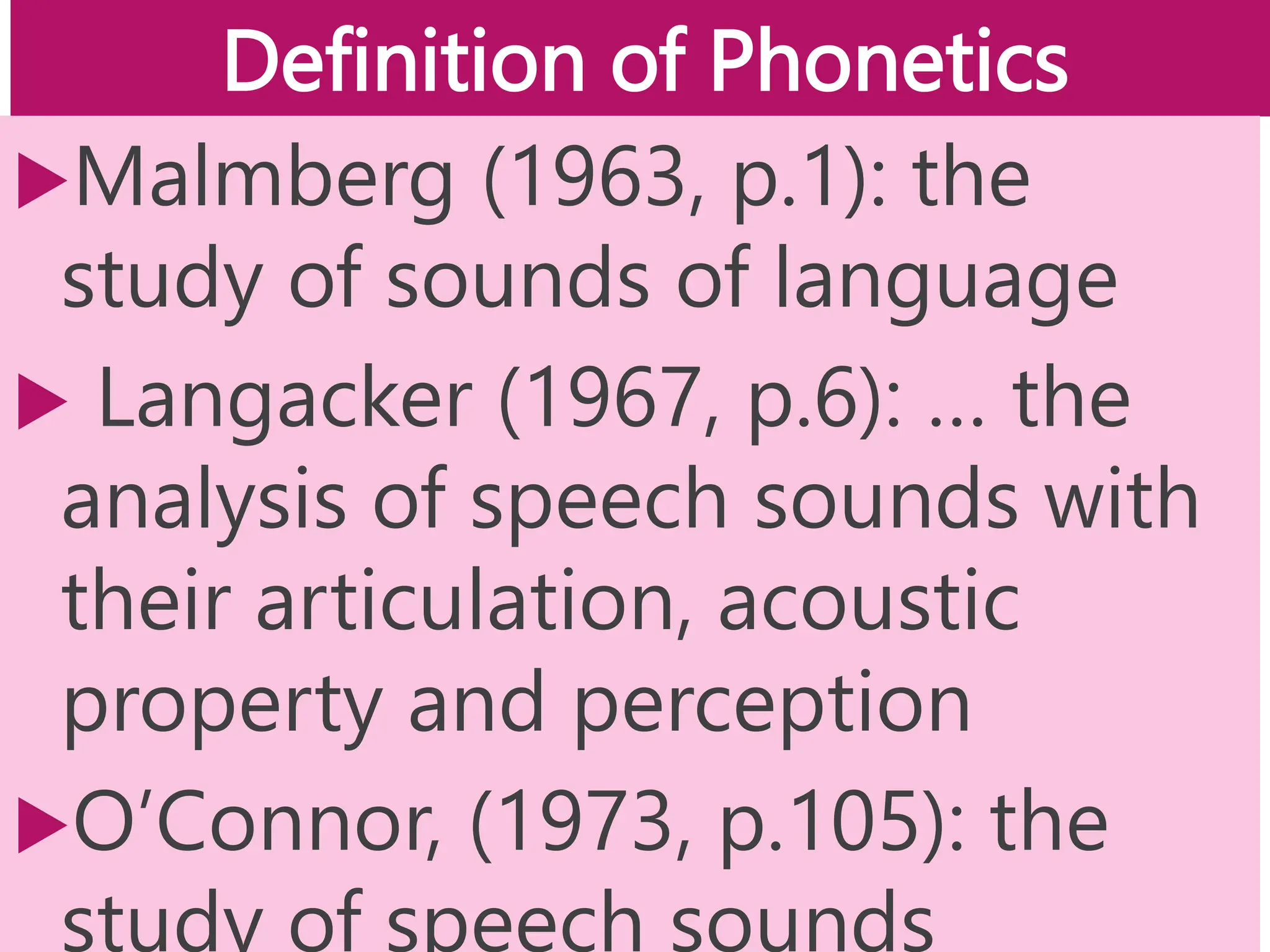 Phonetics Definition with author Definition | PPTX | Science